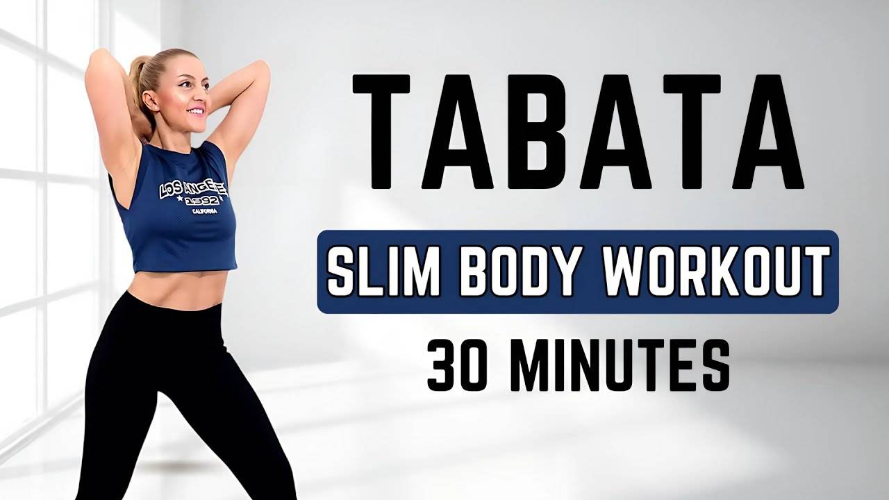🔥30-МИНУТНАЯ TABATA HIIT ТРЕНИРОВКА🔥 ТРЕНИРОВКА ДЛЯ СТРОЙНОГО ТЕЛА🔥  ПОХУДЕЙ ЗА 30 ДНЕЙ 🎯💃