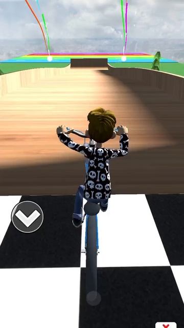 На велике в Biker Challenge 3D