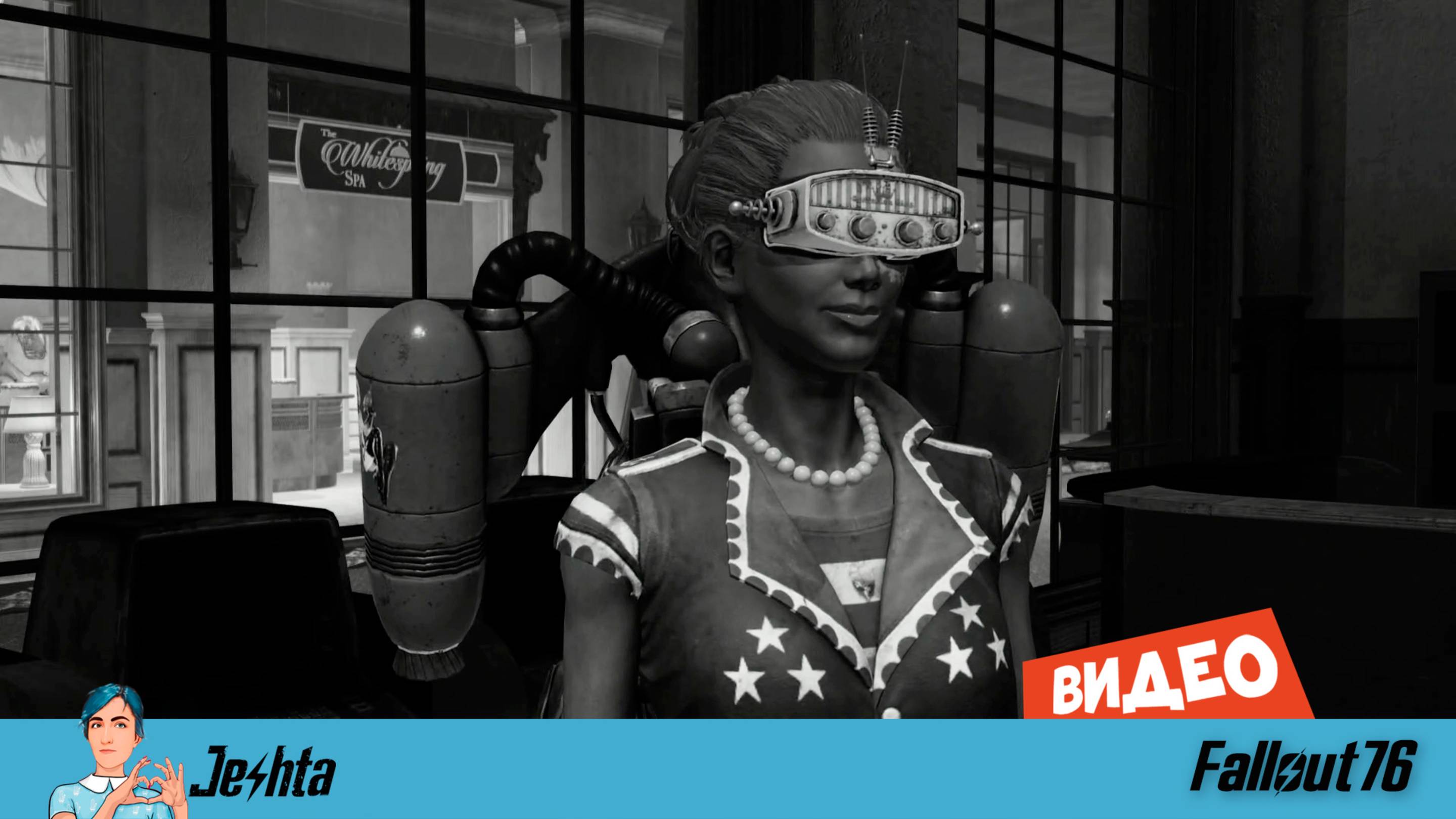 Черно-белый мир в новых ТВ-очках ☢️ Fallout 76 (награда 22 сезона)