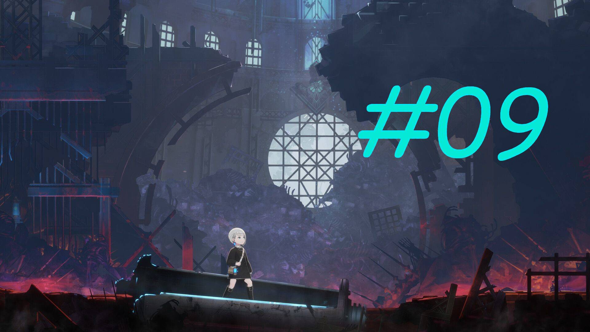 ENDER MAGNOLIA Bloom in the Mist Прохождение #09 СВАЛКА И КАТАЛЬЩИК С ОГРОМНЫМ ШАРОМ