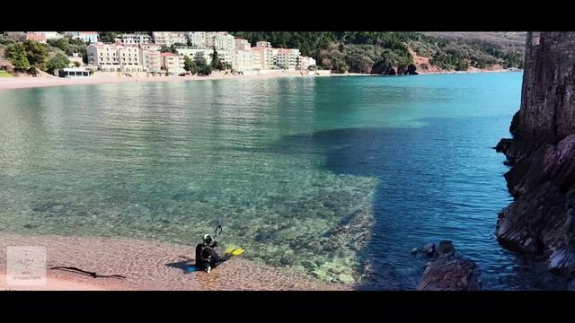 Весна в Черногории. Дайвер.