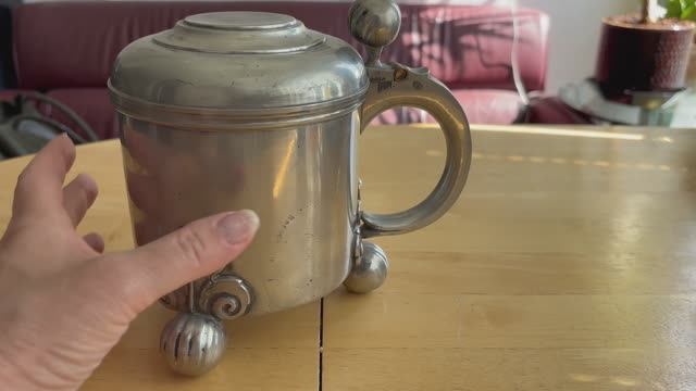 Цилиндрический стоп / штоф олово. Швеция 🇸🇪