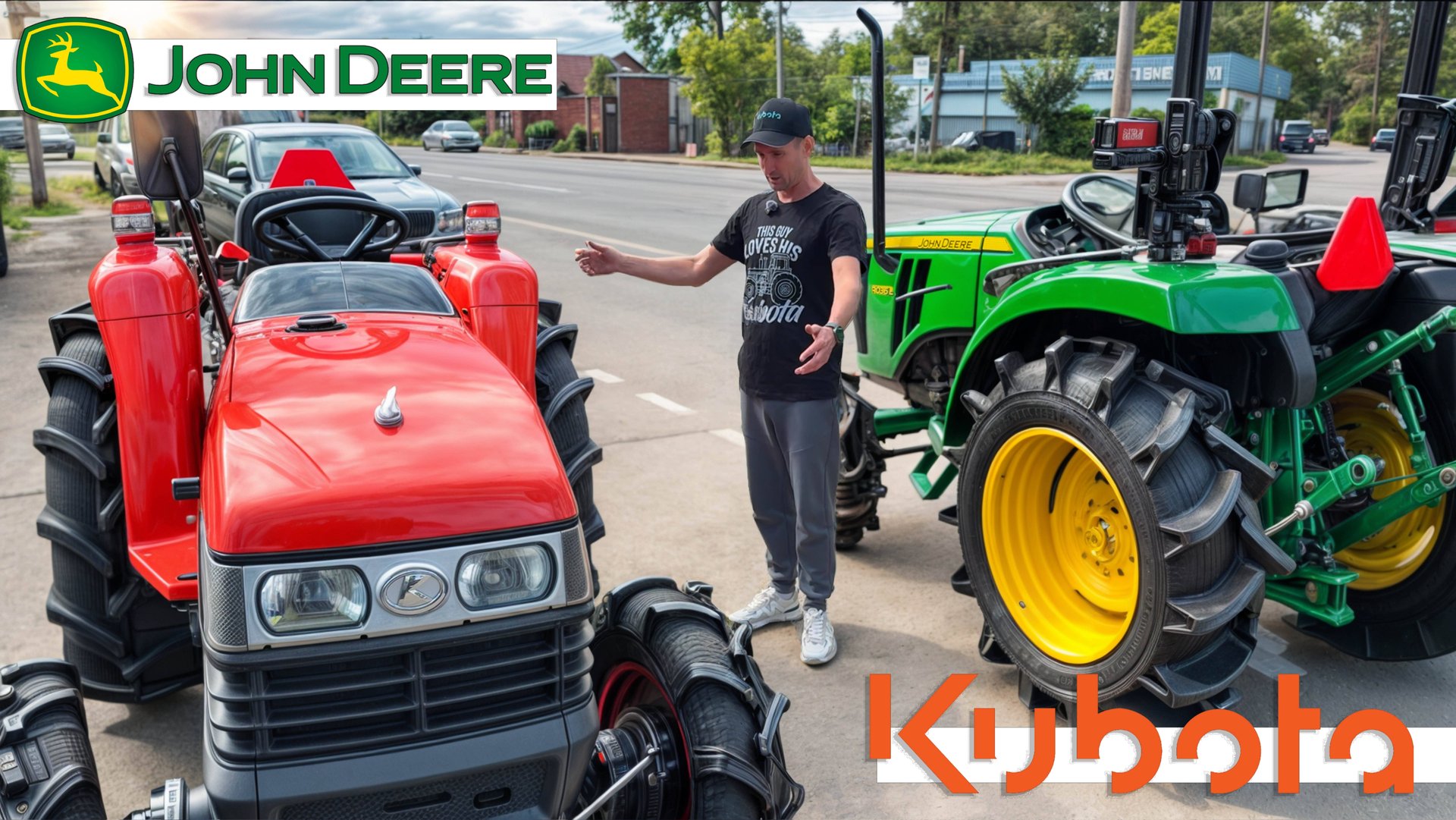 Кто круче японец или американец? Трактор Kubota L3408 или John Deere 3036E?