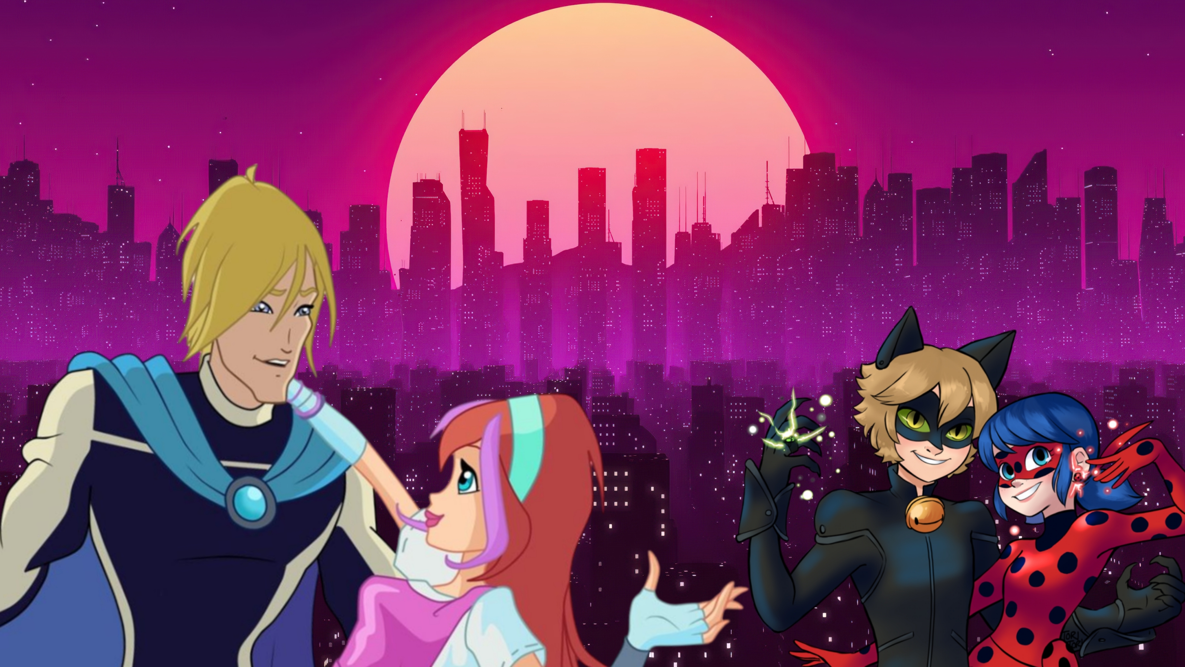 Винкс,Леди Баг и Супер-Кот-Тут или Там💖🔊✨