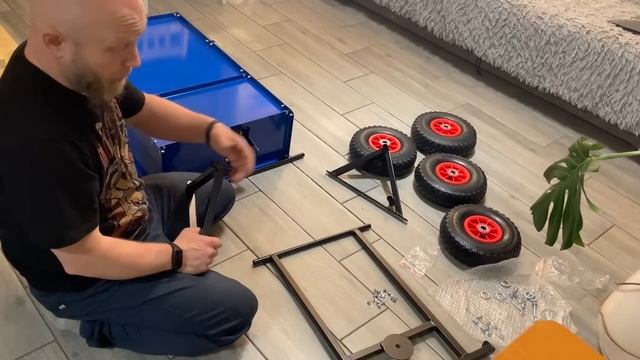 Честный ОБЗОР и тест-драйв тележки "Крестьянки" от блогера