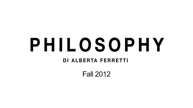 Показ женской коллекции Philosophy от Alberta Ferretti осень-зима 2012