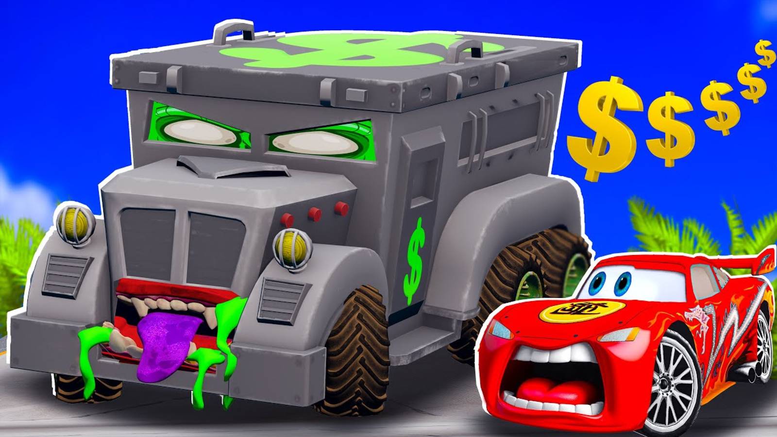 🔥⭐ДРУЗЬЯ МАШИНКИ МОЛНИЯ МАКВИН И ЕГО КОМАНДА ПРОТИВ ГРУЗОВИКА ЗОМБИ🔥⭐ МУЛЬТИКИ ПРО МАШИНКИ