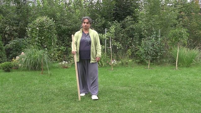 о работе с палкой