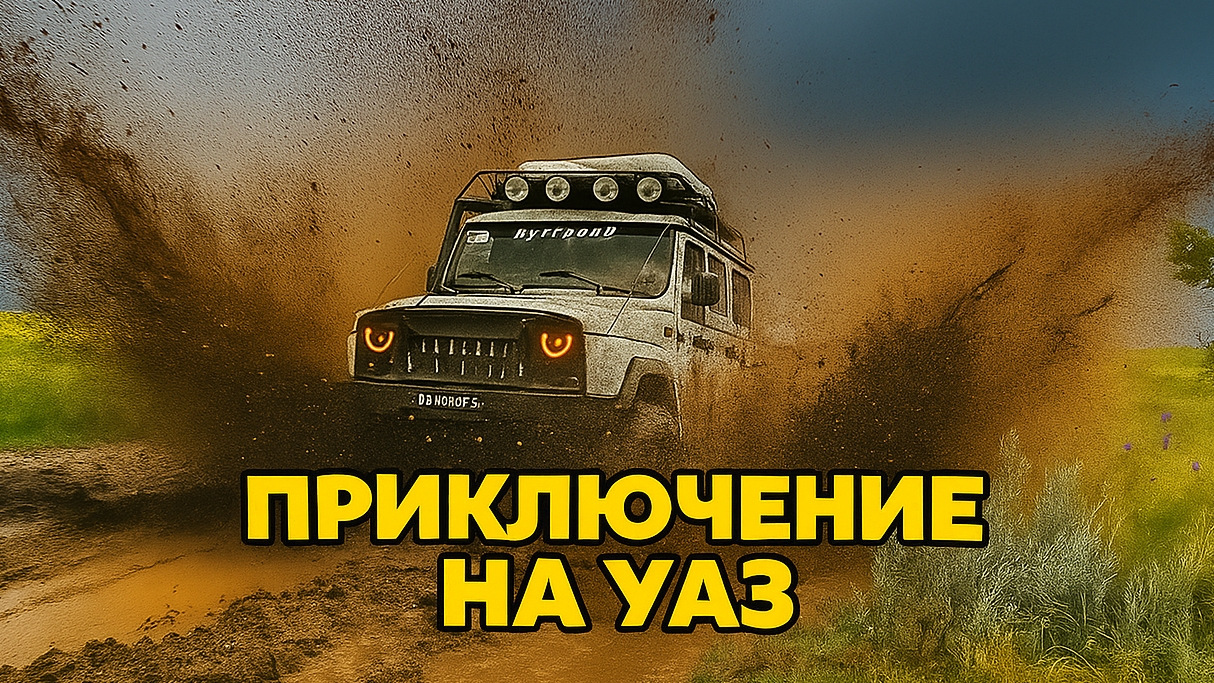 Приключение на УАЗ заброшенные сёла, пробитое колесо, мы не думали, что зайдёт так далеко!