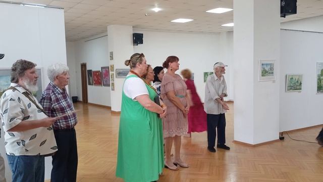 Вернисаж проекта #РусскаяАтлантида во Владикавказе. Виталий Васильевич Васильев