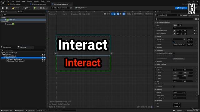17 - Interaction Prompt UI Widget