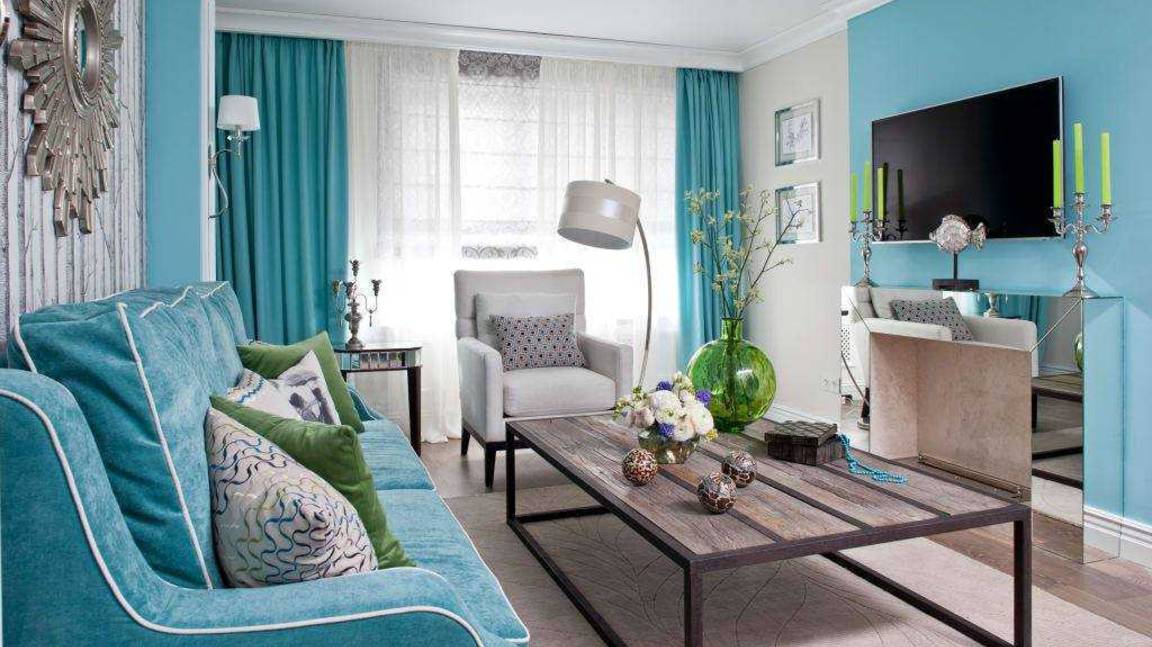 Бирюза в интерьере: Оберег от зла и цвет королей. Как правильно сочетать?