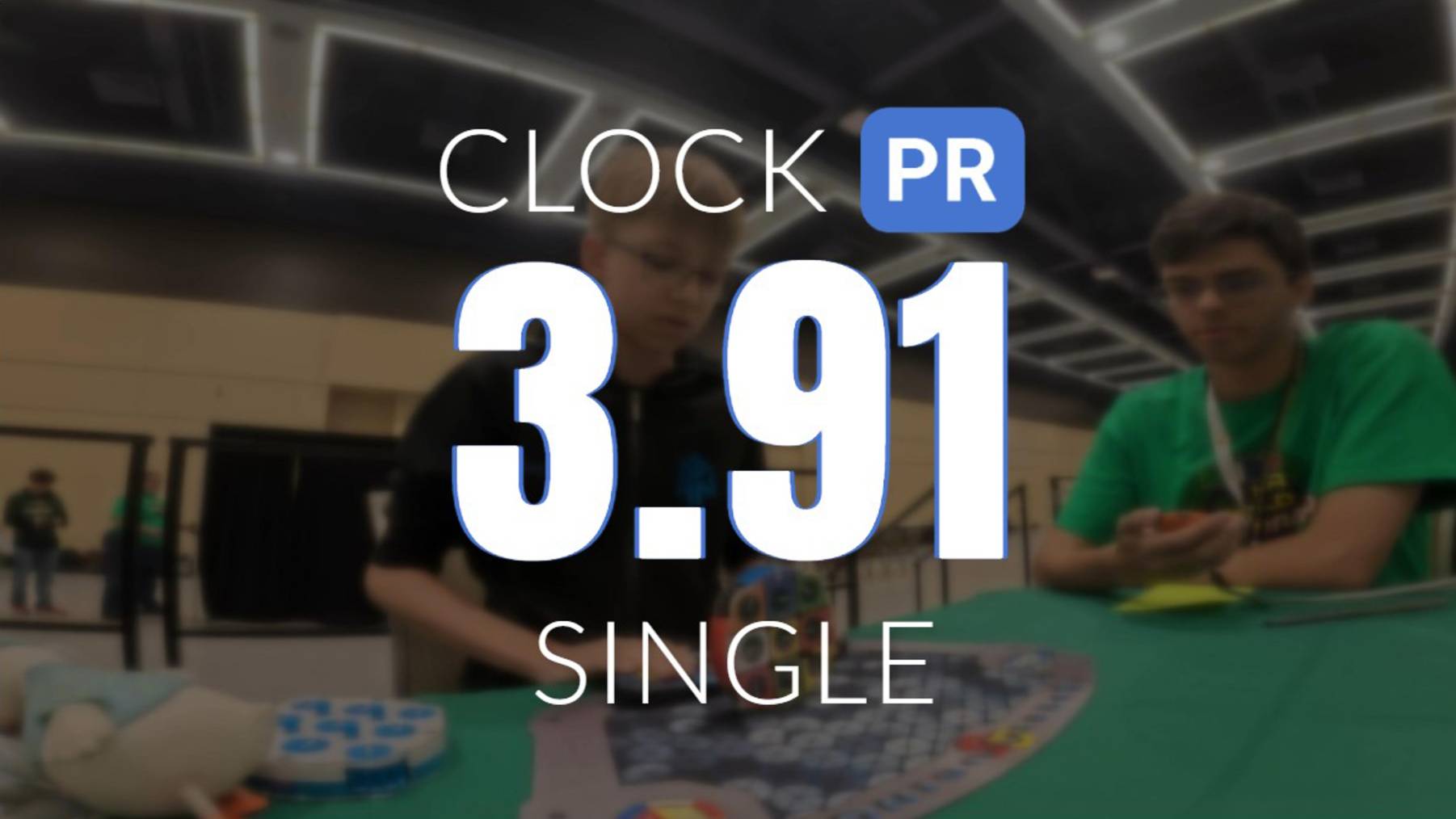 PR [3.91] Clock Single // WCA World Championship 2025