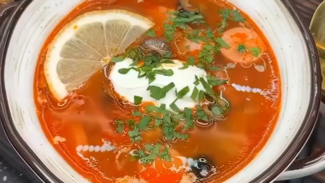 Солянка рецепт 😋🚀 Видео рецепты Солянка мясная Солянка сборная Вкусные рецепты Вкусная солянка