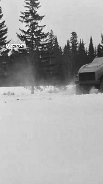 Супермонстр в снегу!