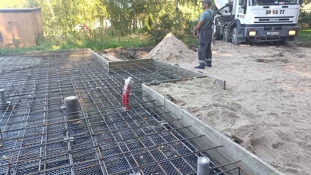 Этапы строительства дома на 70 м² в пос. Филино Калининградской области от компании Амбер Хаус