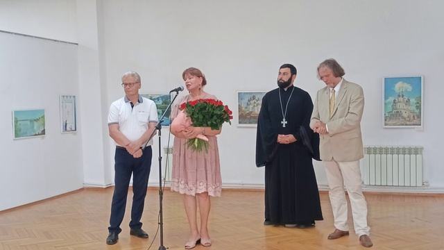 Вернисаж проекта #РусскаяАтлантида во Владикавказе. Наталья Лазаревна Арчегова