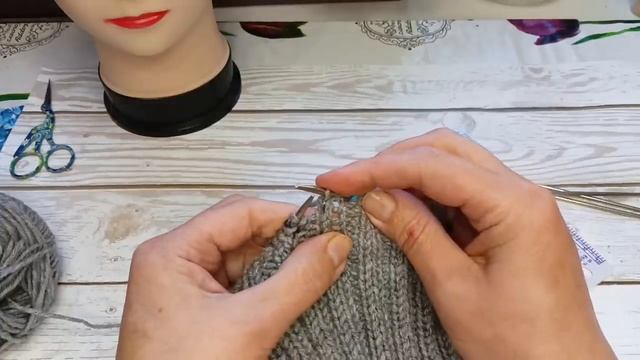 Двуслойная шапочка с фиксированным отворотом.