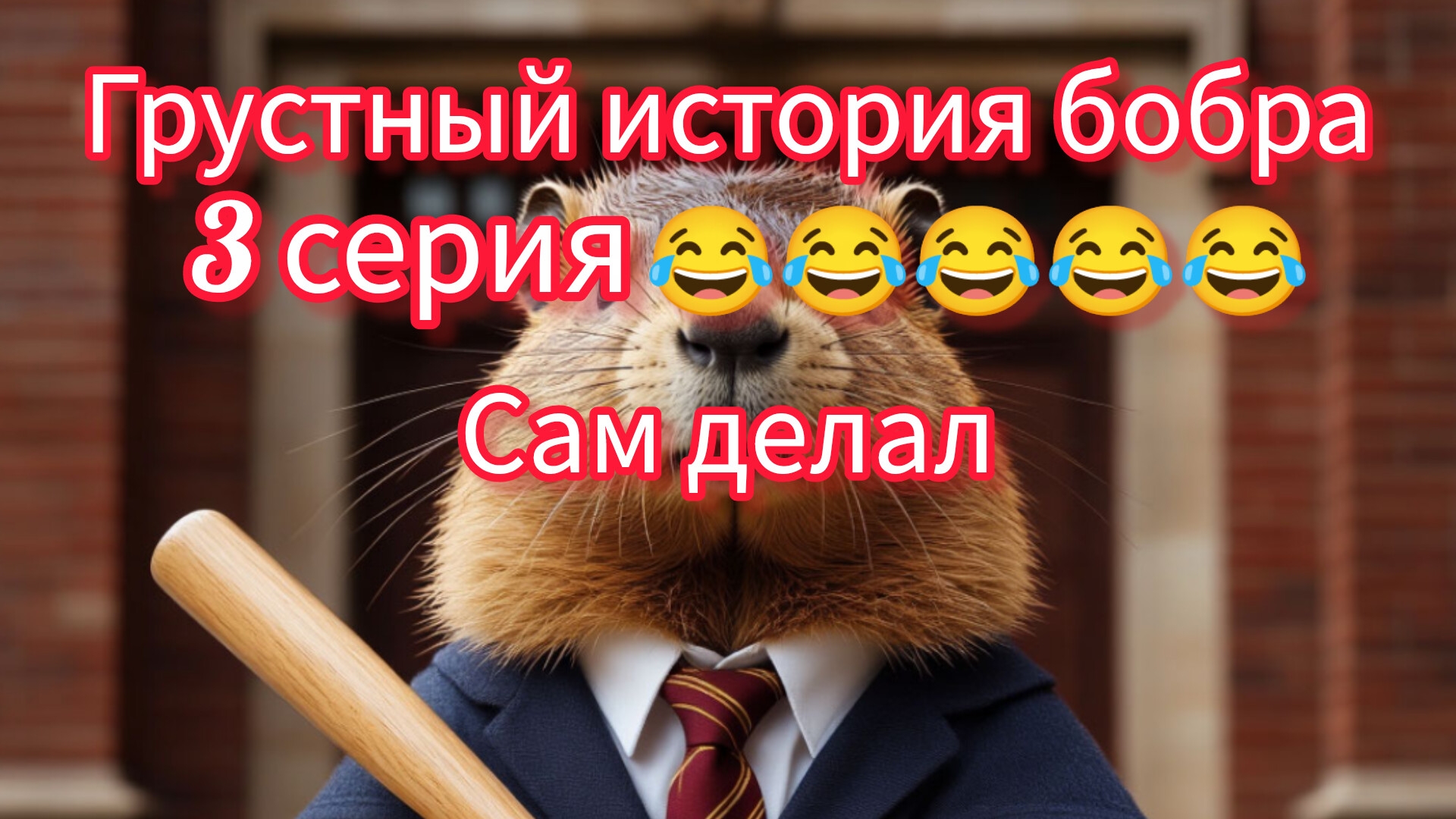 грустный история бобёр 3 серия 😂😂😂😂 сам делал.