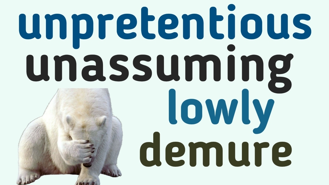 Словарь синонимов👉скромный