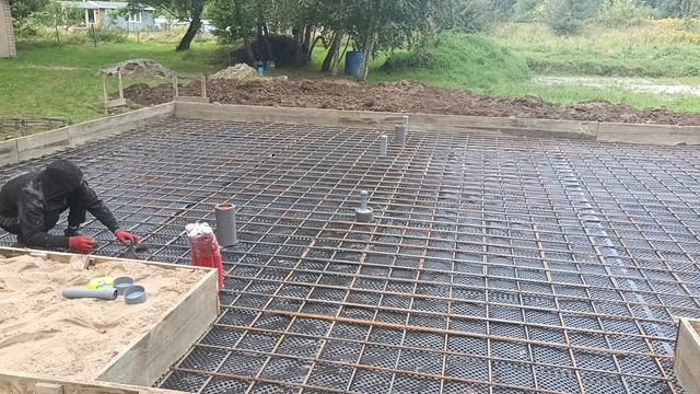 Этапы строительства дома на 70 м² в пос. Филино Калининградской области от компании Амбер Хаус