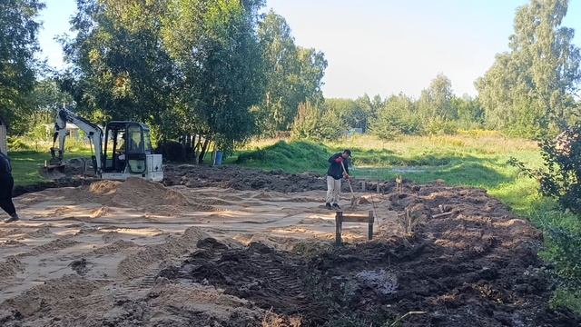 Этапы строительства дома на 70 м² в пос. Филино Калининградской области от компании Амбер Хаус