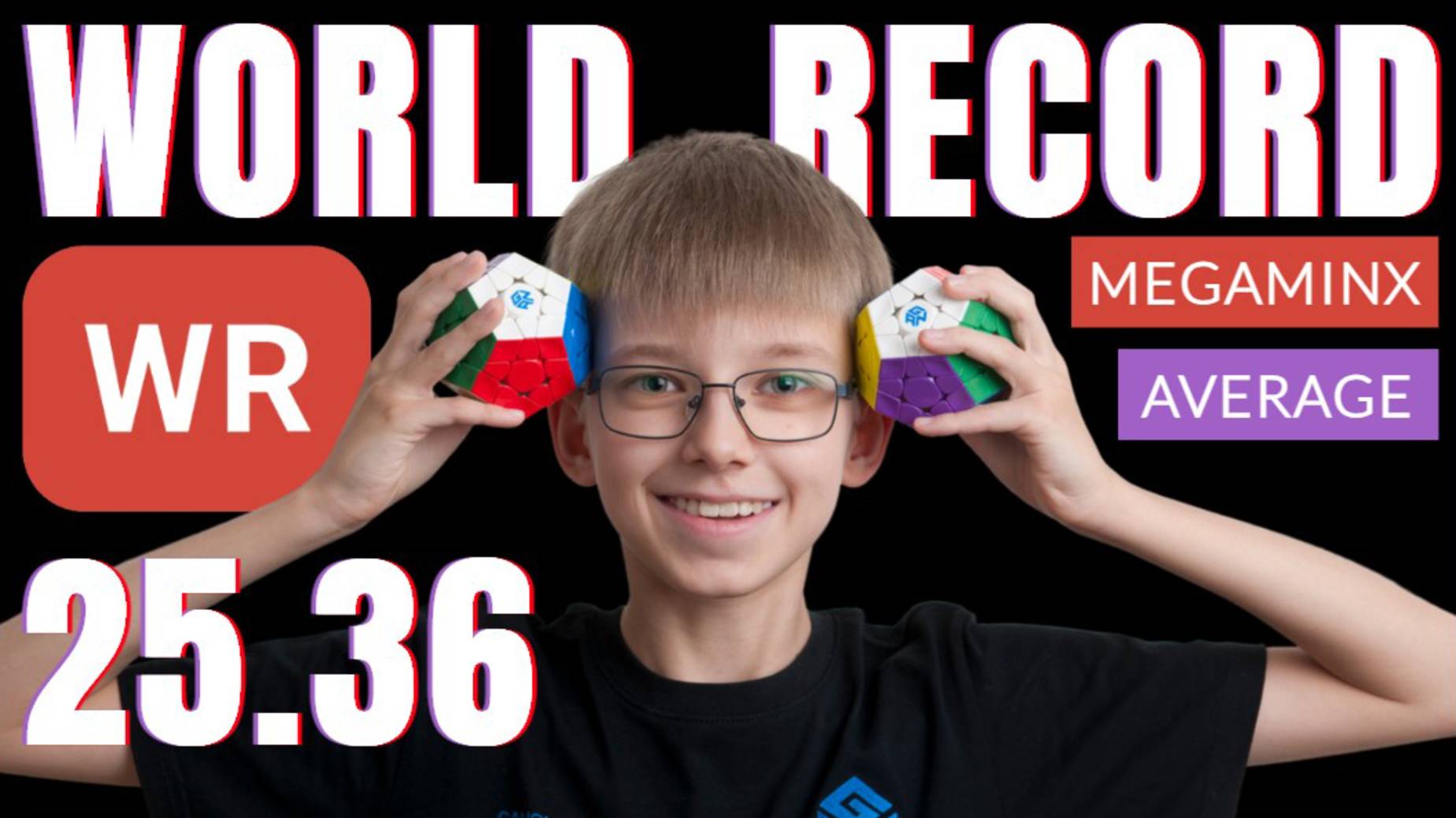 🏆 WR [25.36] Megaminx Average // Central Asian Tour Astana 2025