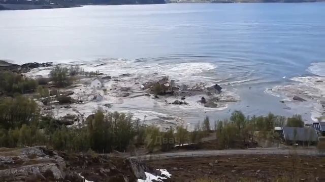 Оползень в Норвегии