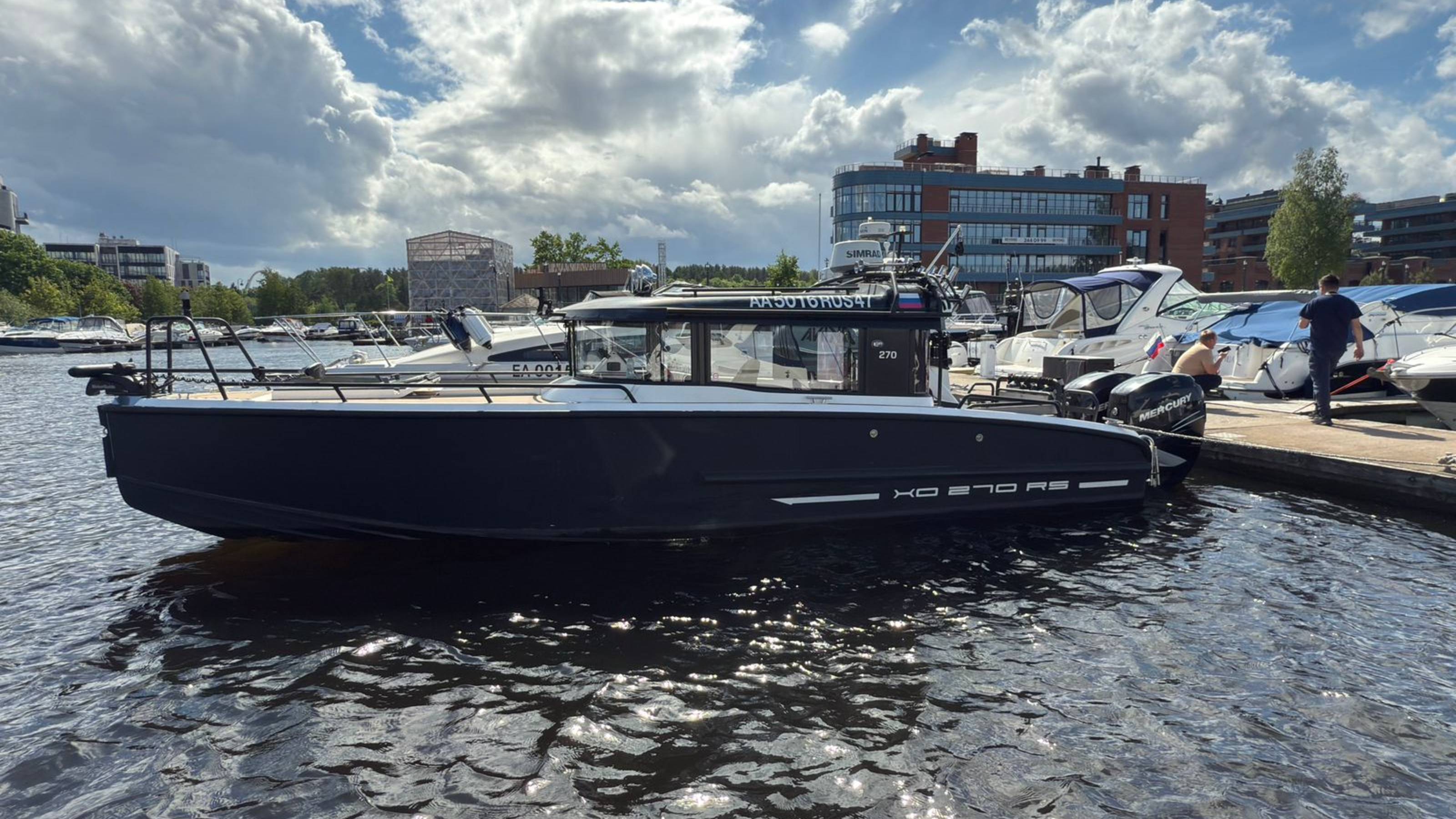 Последний катер в России XO 270 Front Cabin OB