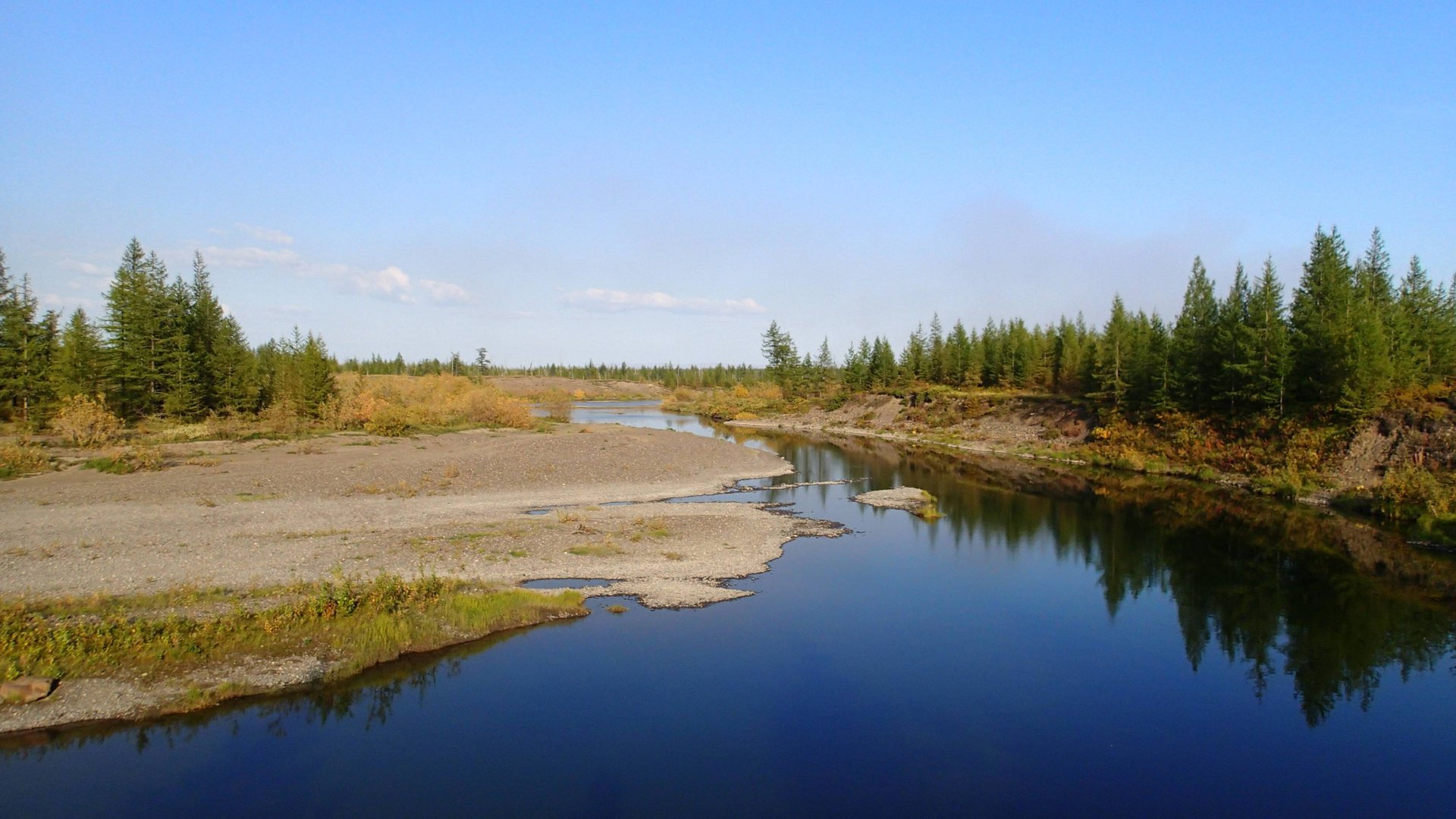 2025.08.30. Норильск, р-н Кайеркан, река Амбарная.