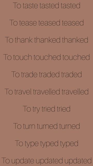 Правильные Глаголы Часть 18 Regular Verbs Part 18