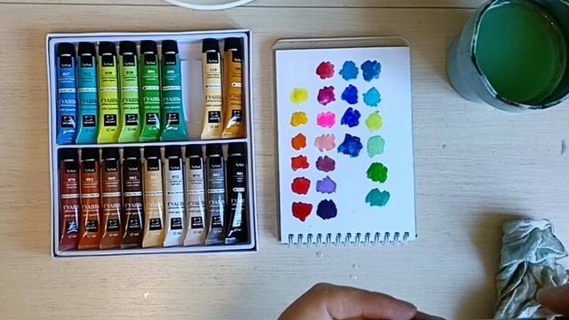 Гуашь от Малевичъ. Распаковка и выкрас.