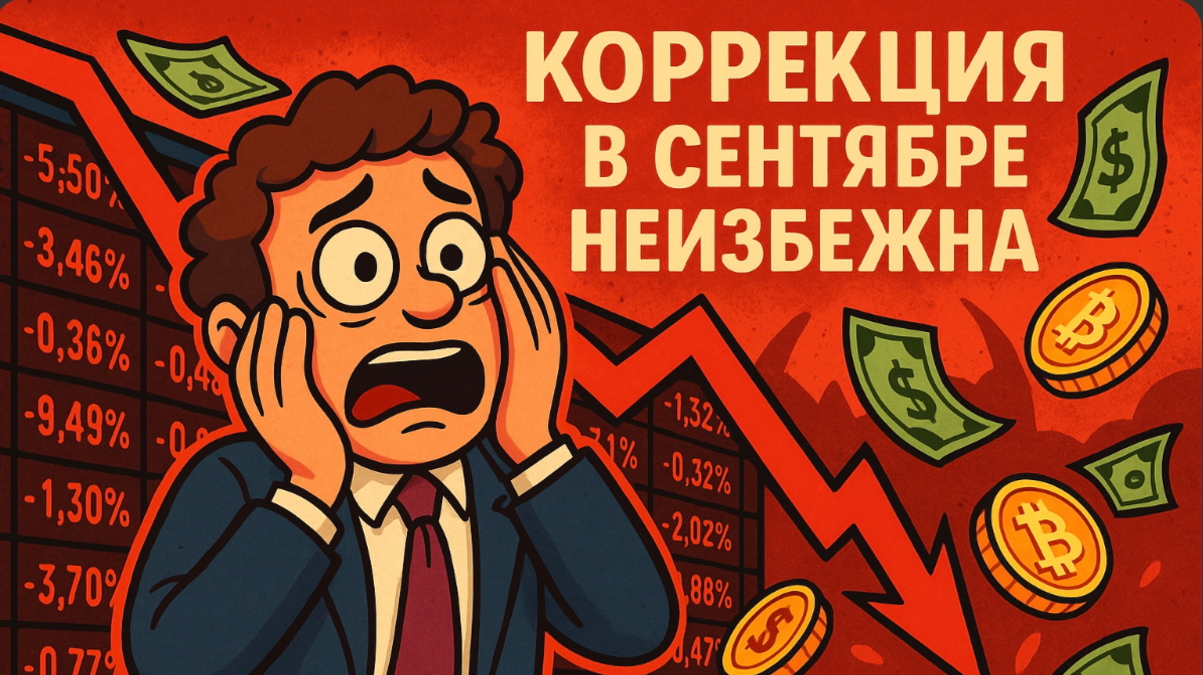 Новости недели. Какие причины падения биткоина в сентябре?