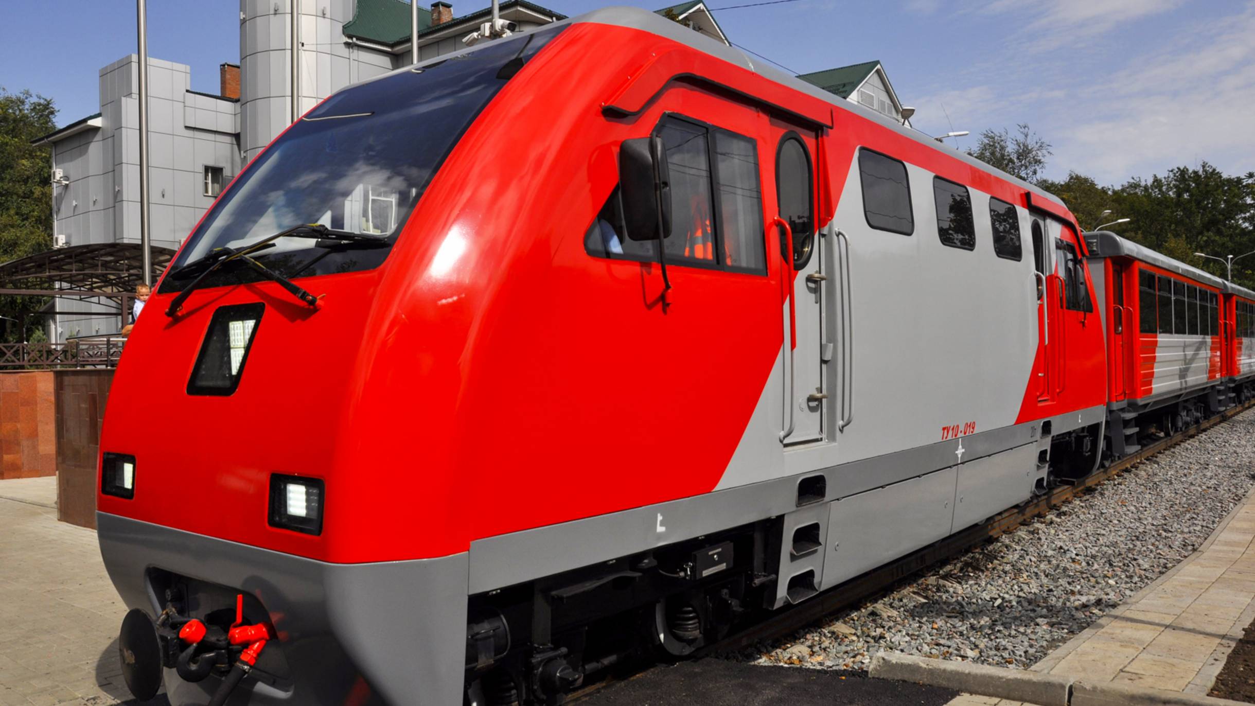 Тепловозы Ту-10-031 и 004 на Детской железной дороге Волгограда