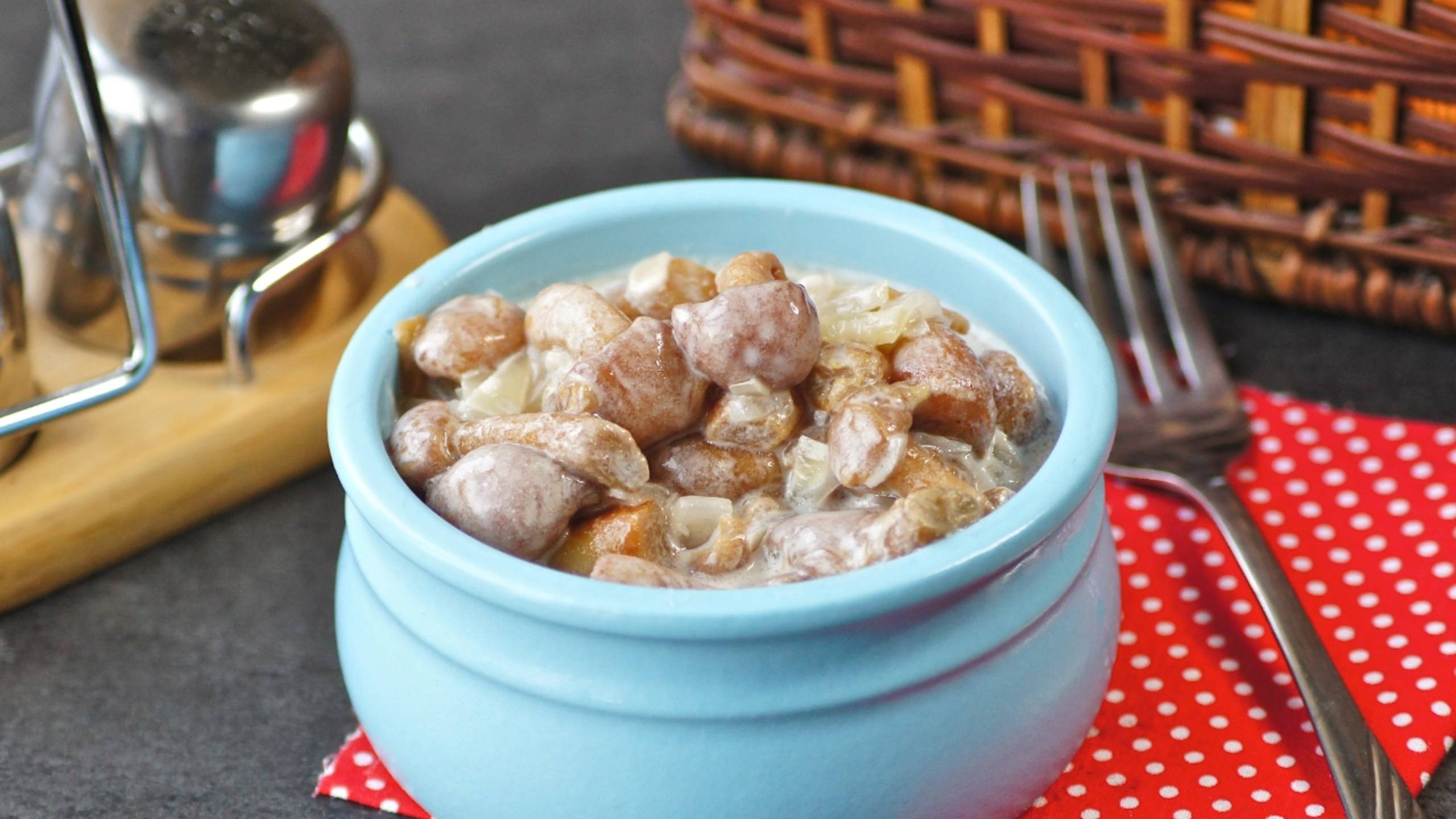 🍄 Опята в сметане — так вкусно, что пальчики оближешь!