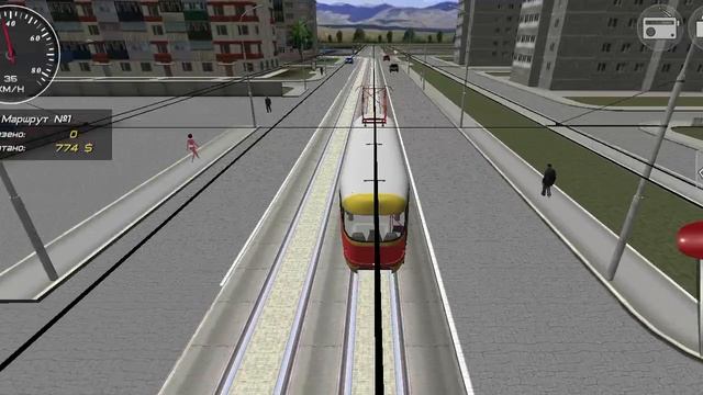 Играю симулятор трамвая 3 часть