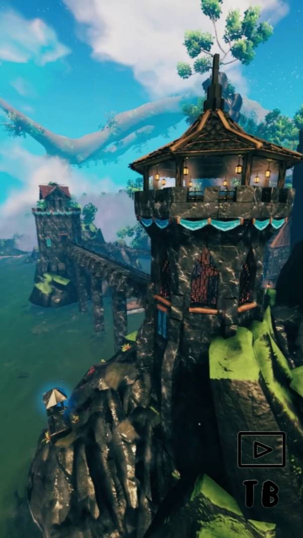 Valheim: Чёрный замок в Туманных землях / Black Castle in the Misty Lands