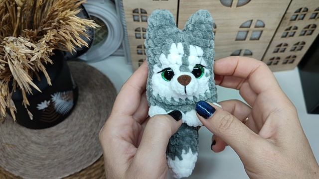 Вязальный квест "Лесные звери", 3 отчёт. Собака.