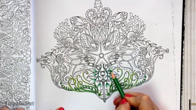 Раскраска антистресс | Затерянный океан #1