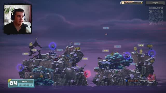 Старые добрые Червячки | Worms W.M.D | Компания и КООП стрим