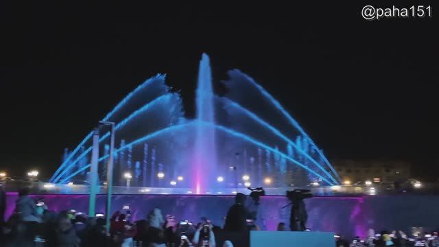 Открытие светомузыкального фонтана в парке Маяк // #Магадан #Нагаево