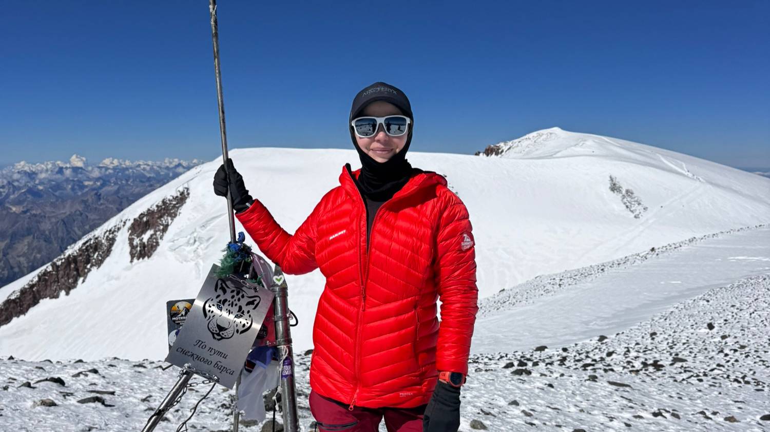 Татьяна Посохина на двух вершинах Эльбруса, 6 сентября 2025 года