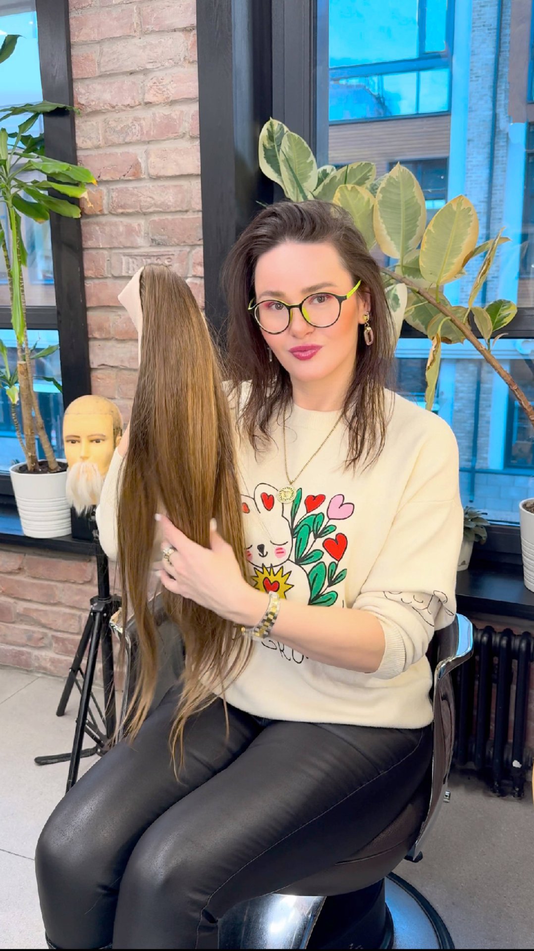 Волосы на повязке! Можно носить как со своими волосами, так и без! Система волос на повязке