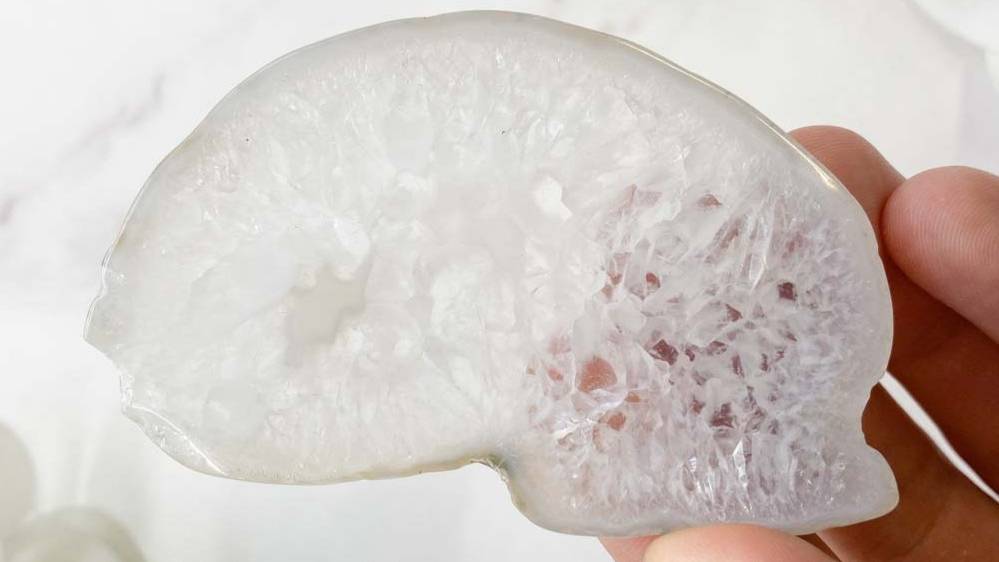 Гаджет Аарона для прямой связи с Богом. Часть 24. Белый иаспис. Белый халцедон