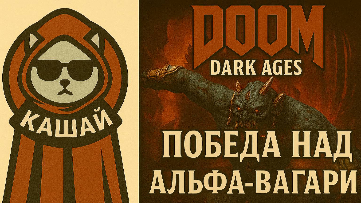 DOOM Dark Ages — Победа над Альфа-Вагари (Летсплей | Kashai)
