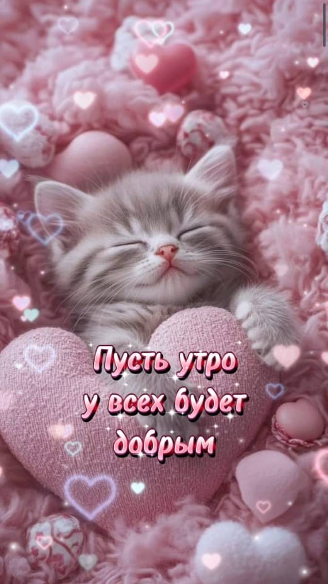 Нежное пожелание с добрым утром!