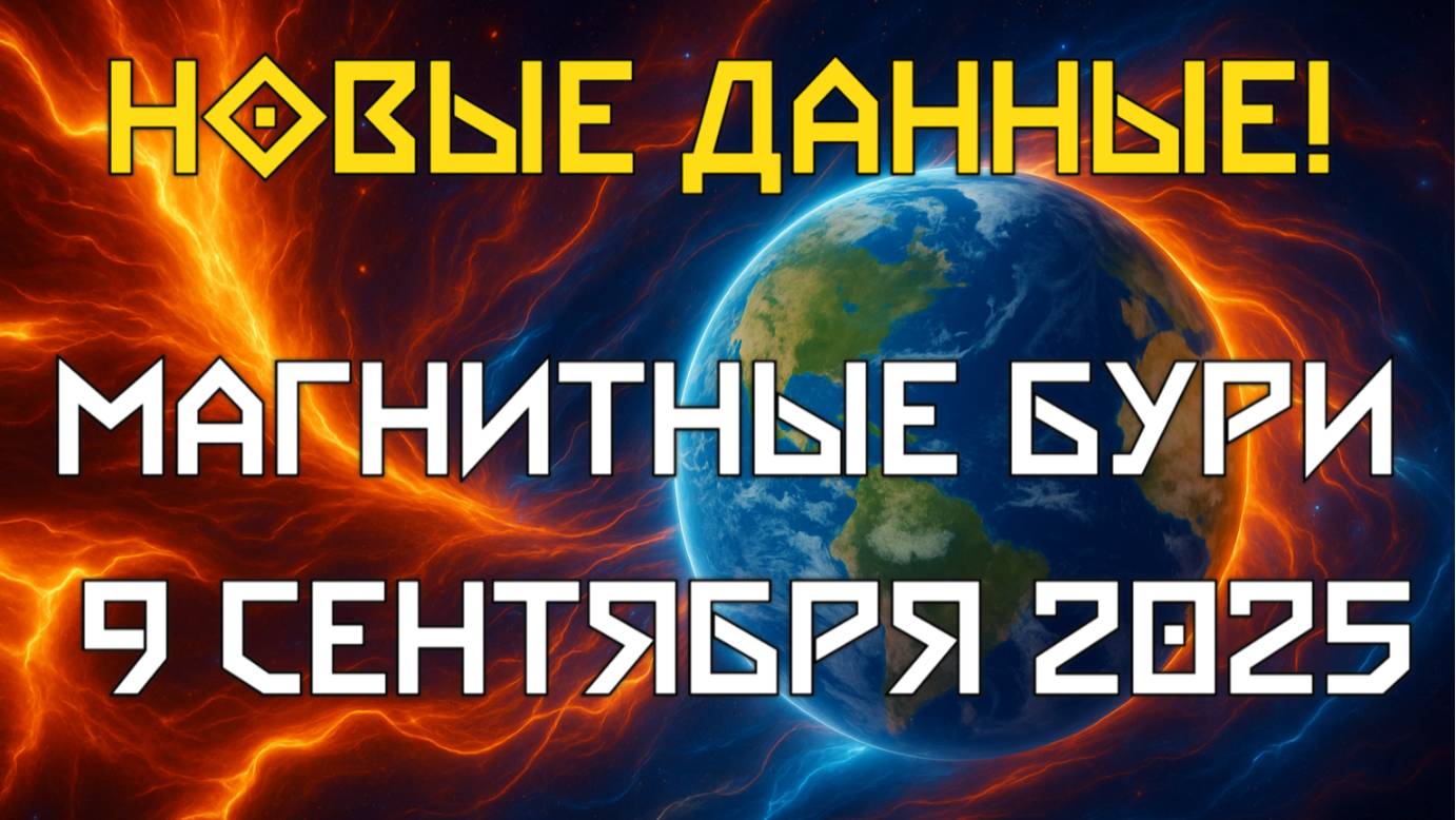 НОВЫЕ ДАННЫЕ 🔥 МАГНИТНЫЕ БУРИ СЕГОДНЯ 9 сентября! Будет ли буря? Влияние на здоровье