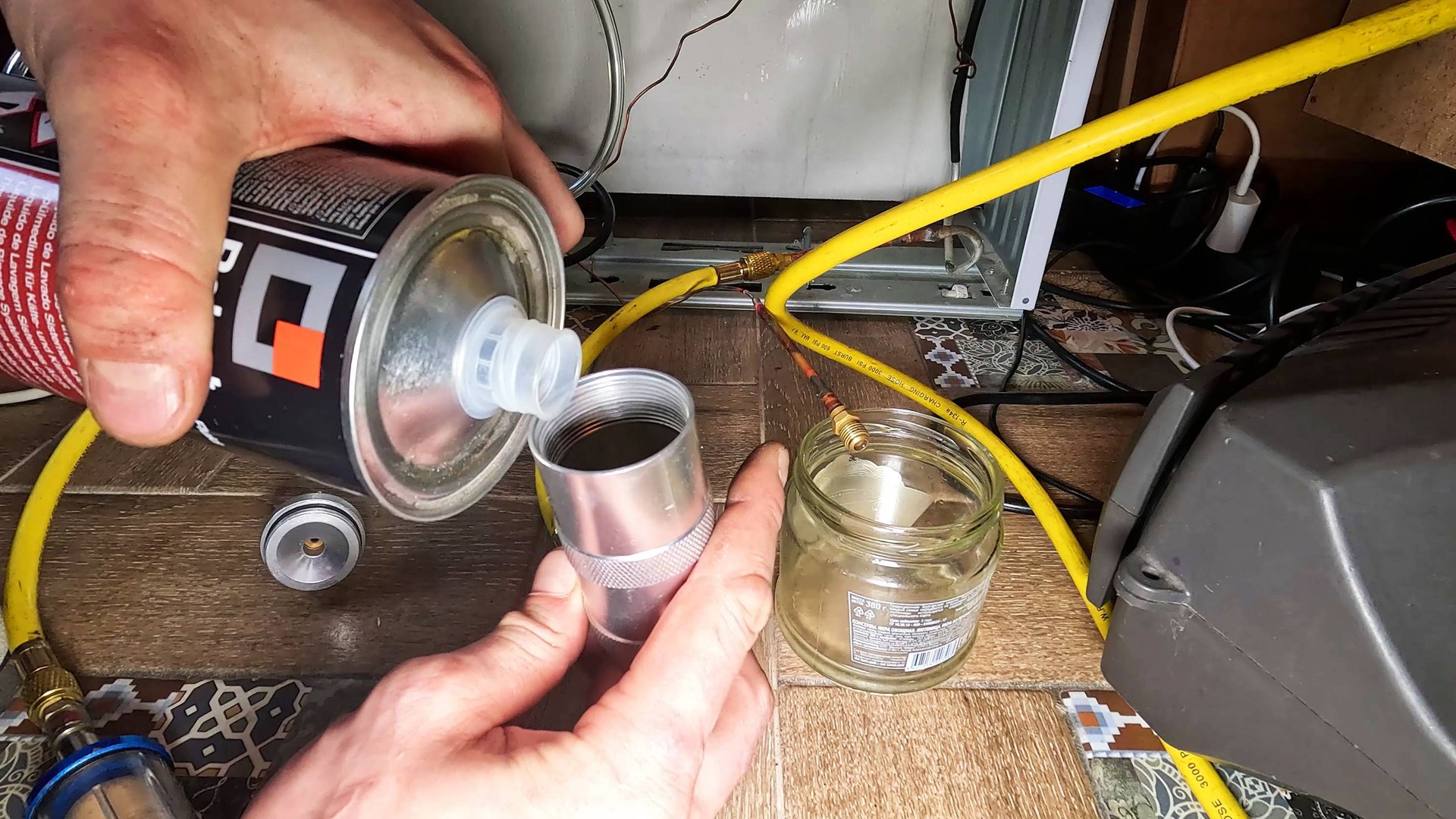 Показываю как опрессовываю и промываю систему на примере Hotpoint-Ariston