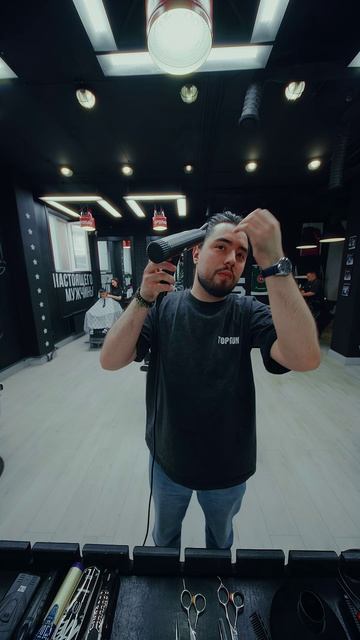 Туториал по укладке от нашего барбера Рустама 💥