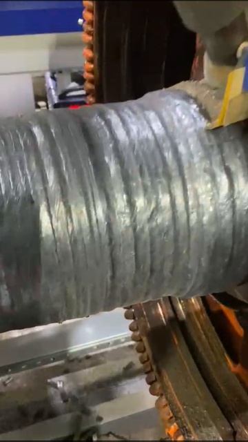 Автоматическая наплавка валов под слоем флюса